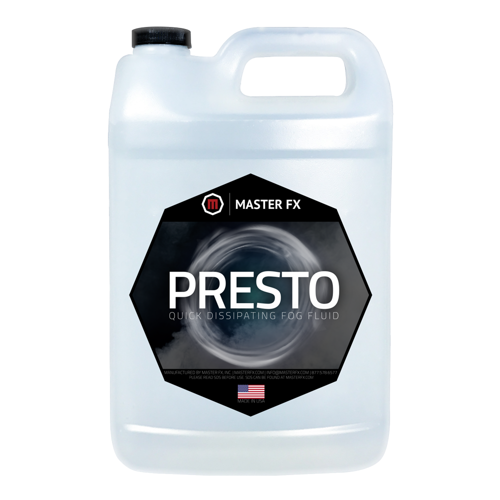 Master FX - Presto - Quick Dissipating Fog Fluid